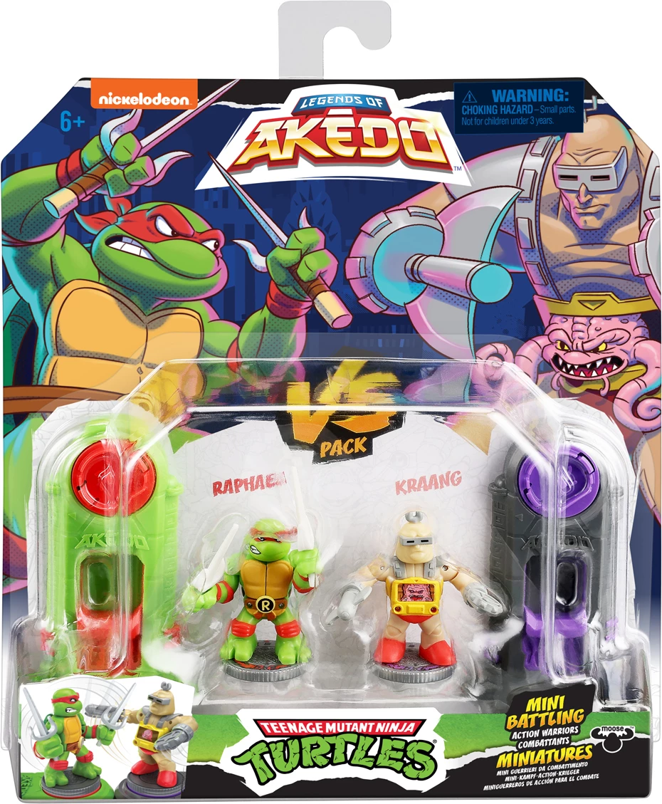 Legends Of Akedo Teenage Mutant Ninja Turtles - Mini Battling Warriors ...